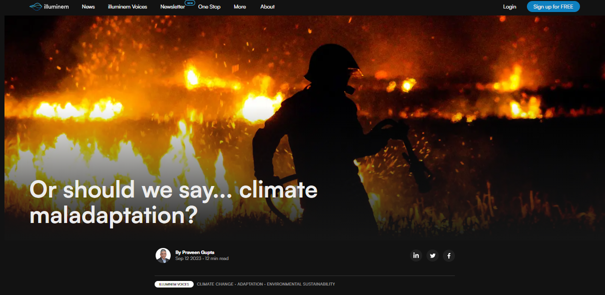 Or should we say… climate maladaptation? | The Diversity Blog